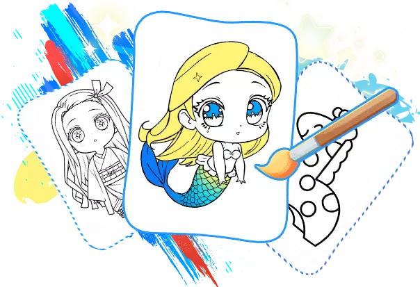 40+ Free Mermaid Coloring Pages