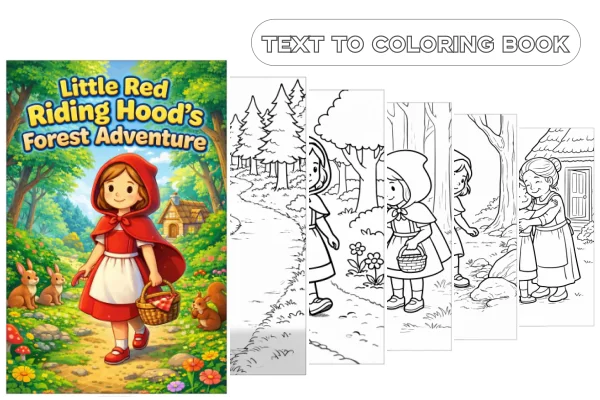 Create Coloring Books from Text for Free with AI